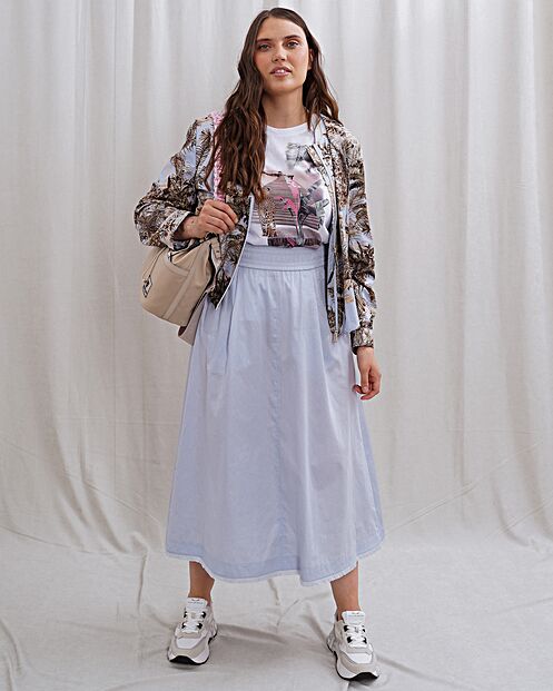 Модный образ юбка Marc Cain от 25 090 рублей